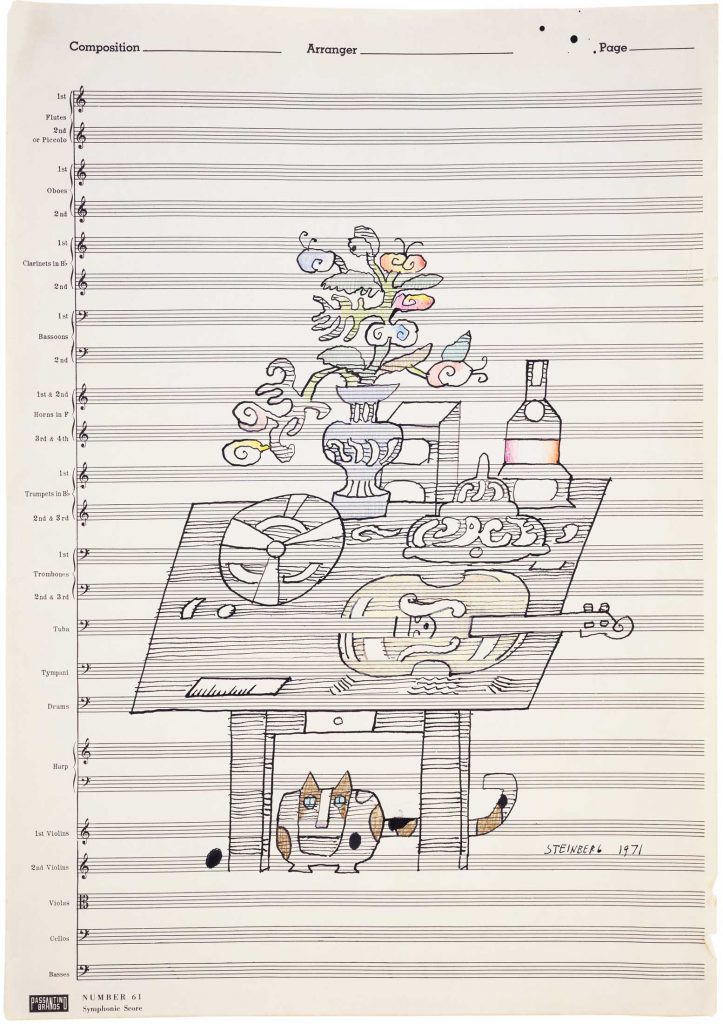 Graph & Music Paper - Saul Steinberg Foundation