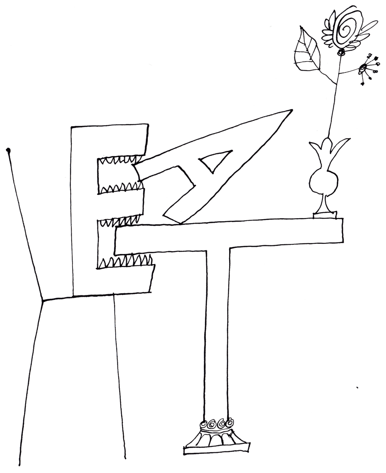 Word-Object Drawings - Saul Steinberg Foundation