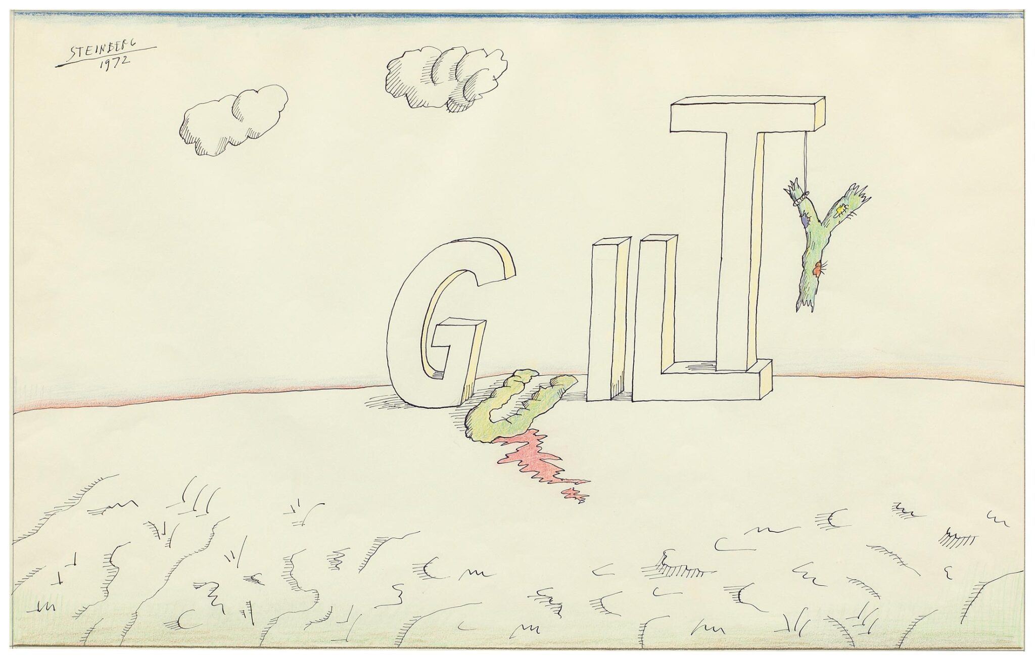 Word-Object Drawings - Saul Steinberg Foundation