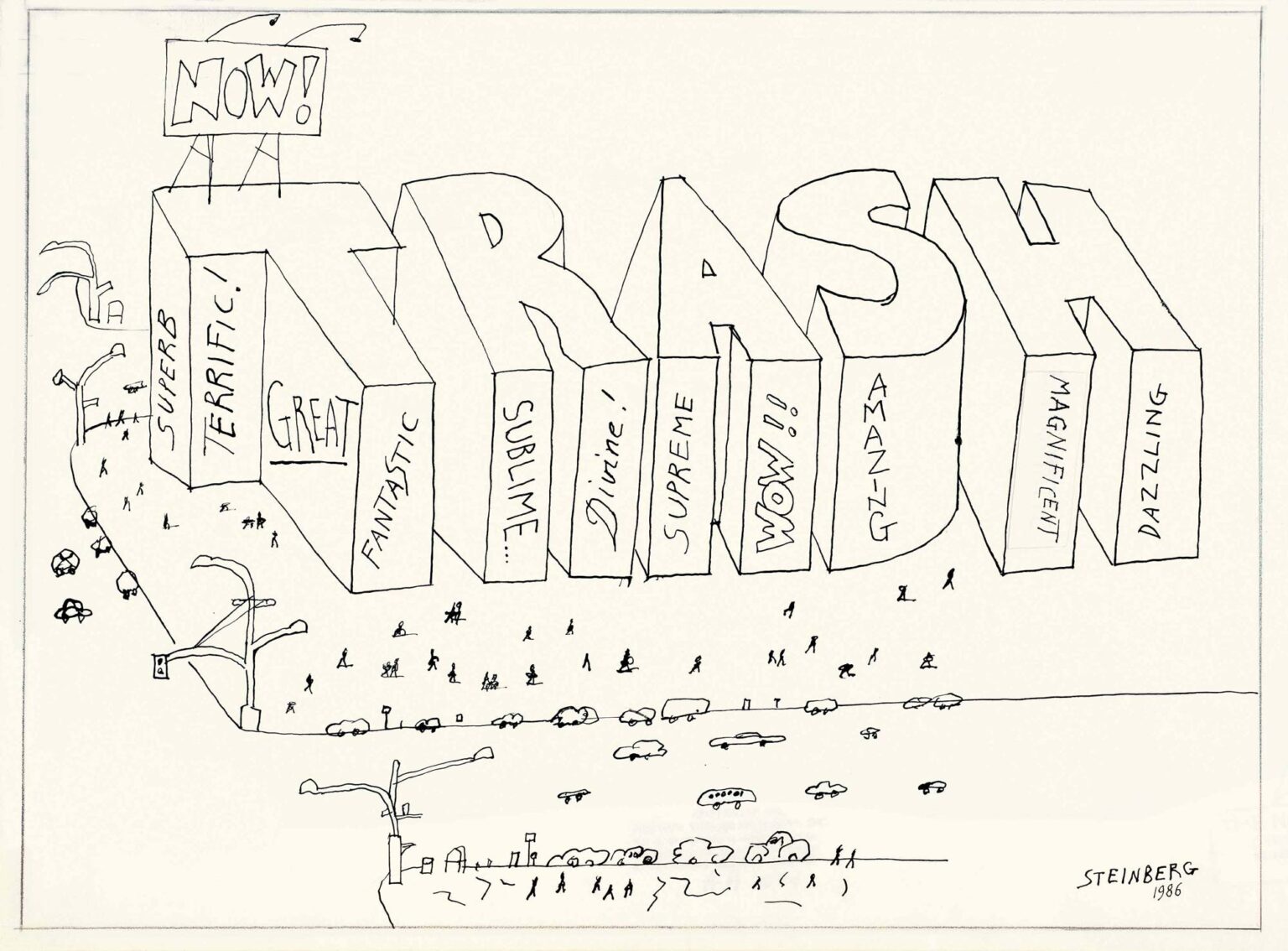 Word-Object Drawings - Saul Steinberg Foundation
