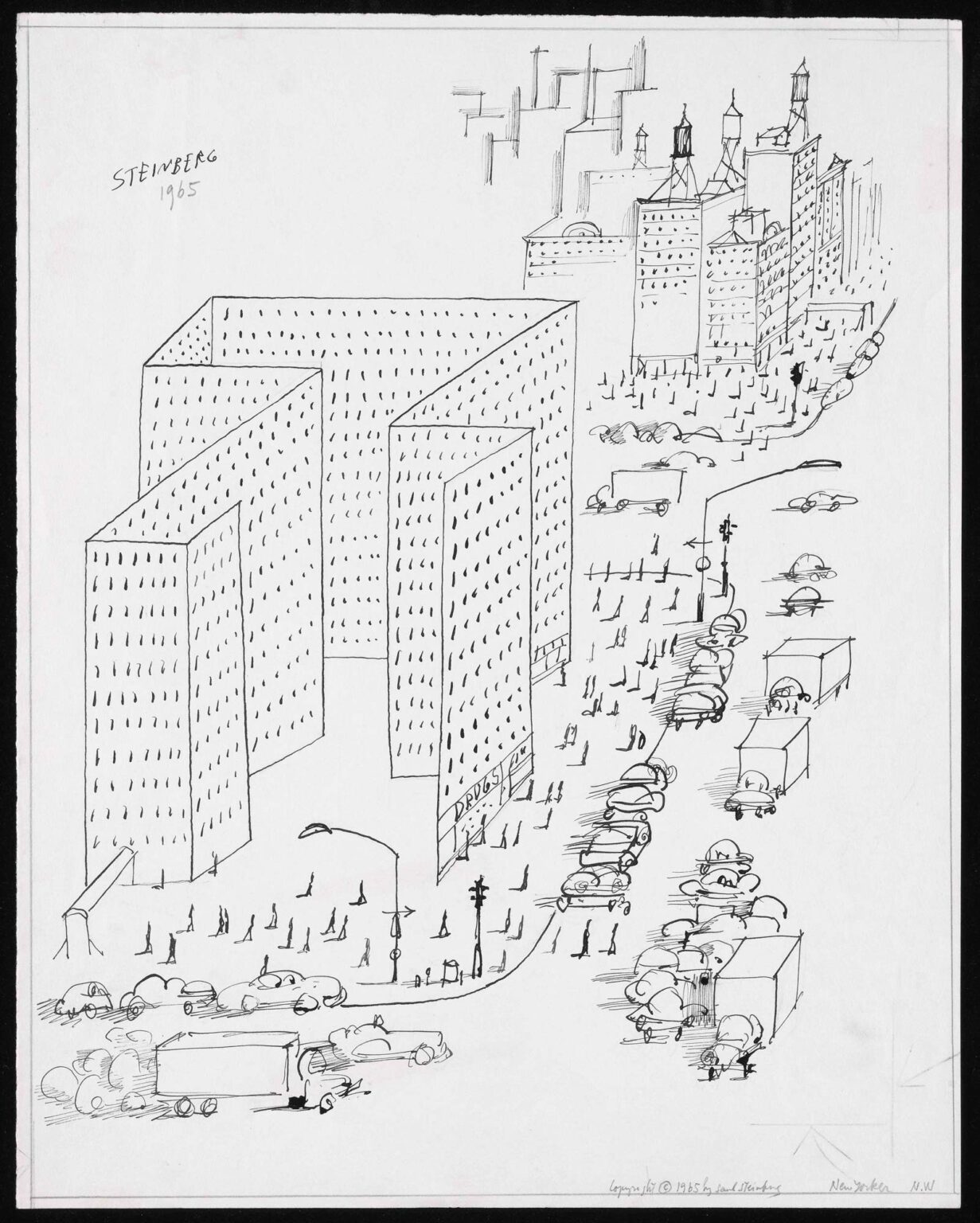 Project, 1965 - Saul Steinberg Foundation